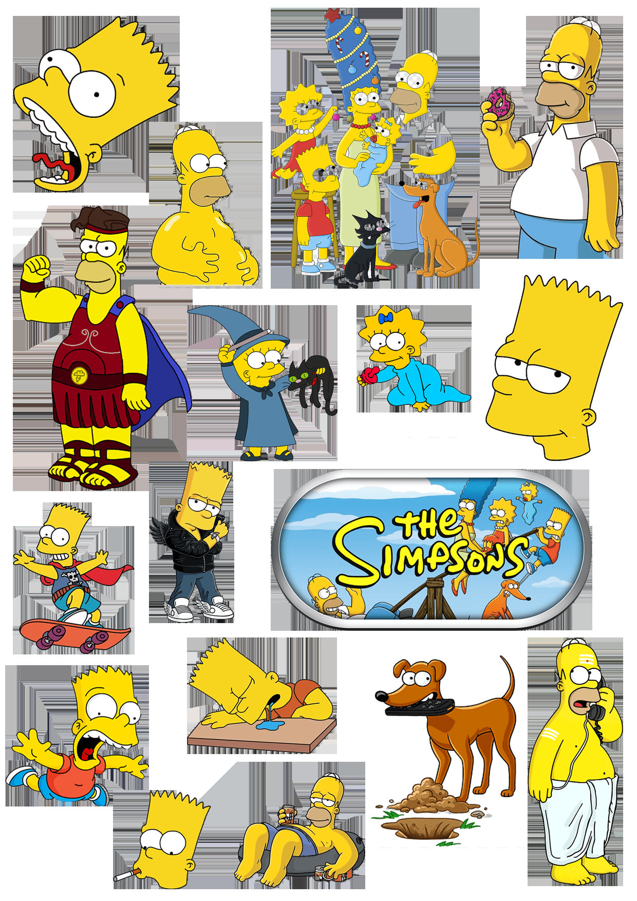 Simpsons Svg, PNG Files for Cricut | the Simpsons Logo and Characters ...