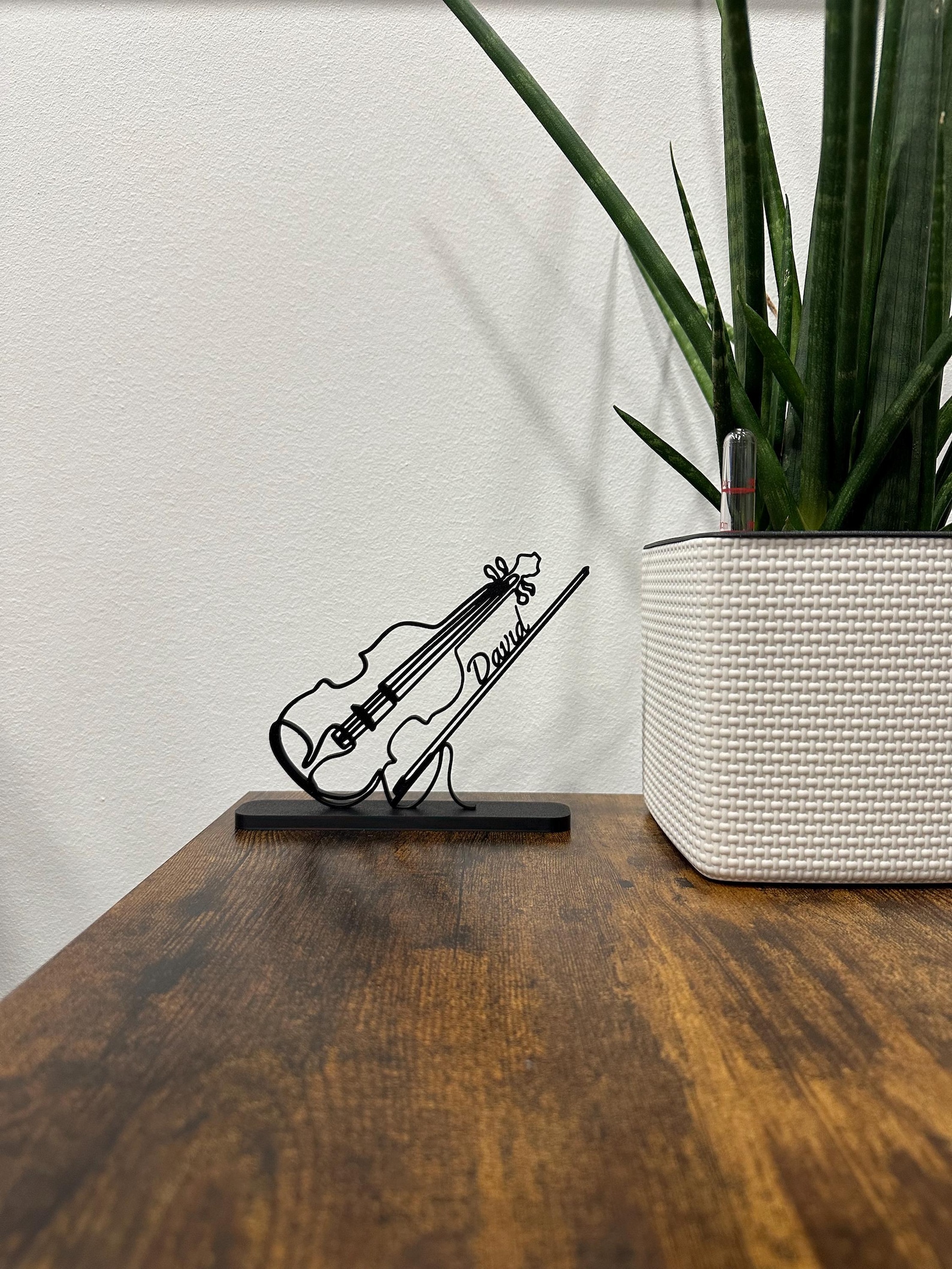 Violin Gift as a Statue in Line Art the Perfect Personal Gift for ...
