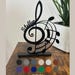 Personalized Treble Clef With Sheet Music - the Perfect Gift for ...