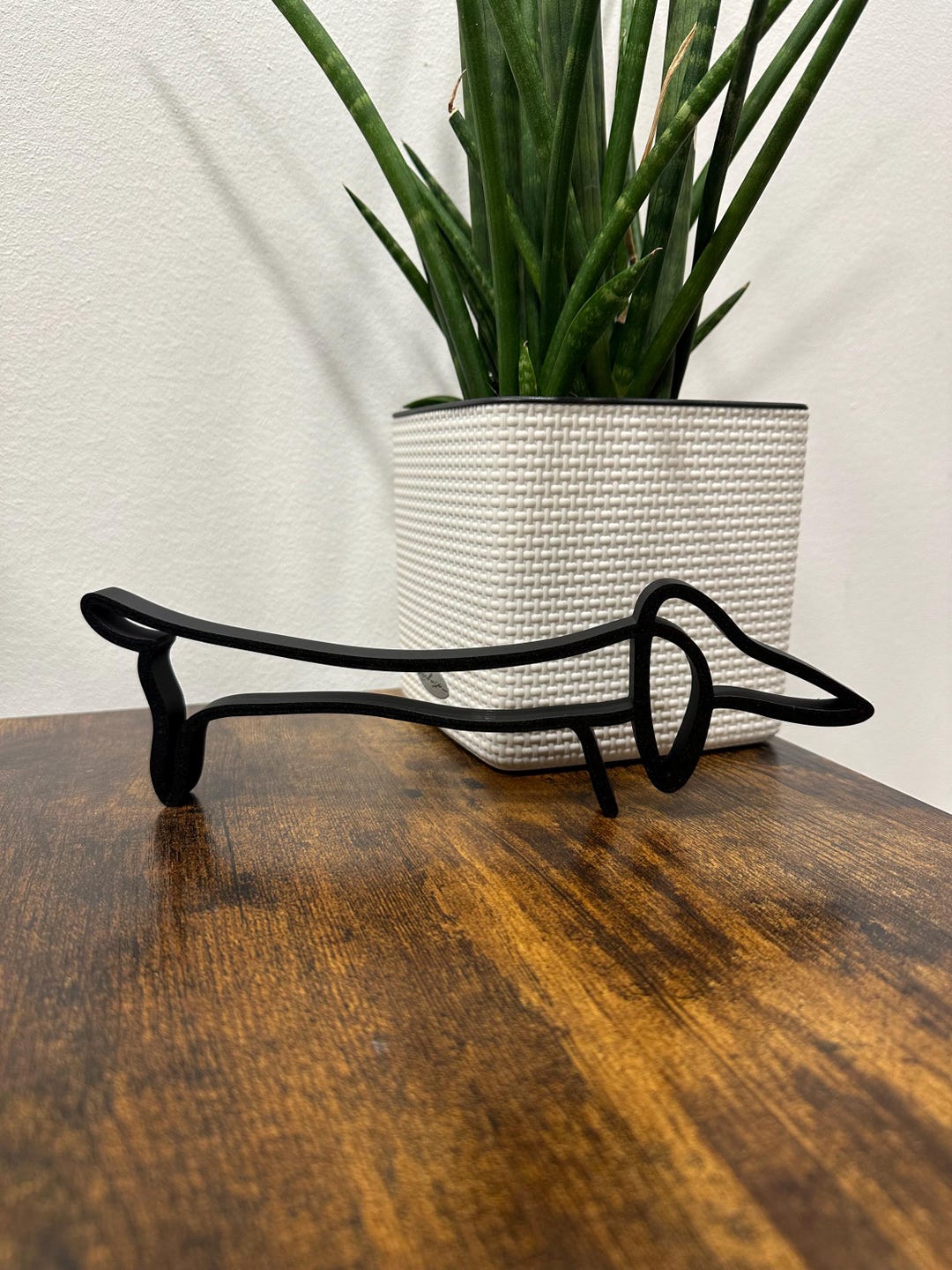 Picasso Dachshund Line Art by Me and Transformed Into 3D Statue ...