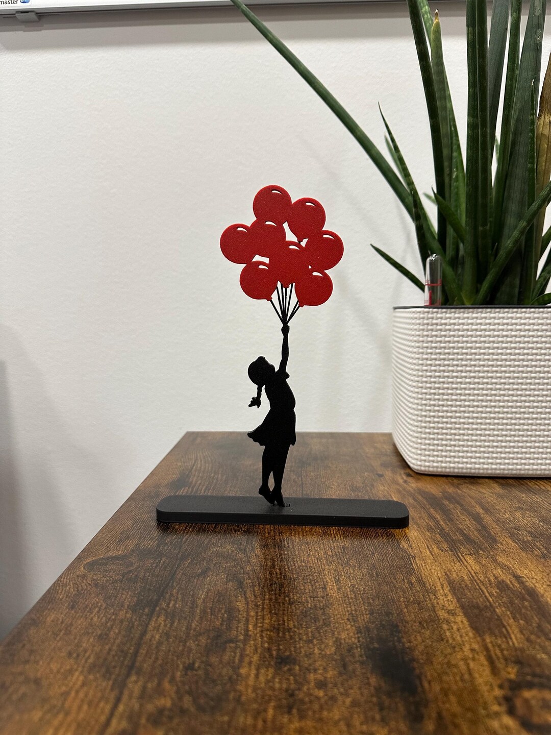 Flying Balloon Girl as a Statue or Mural - A Masterful Work of Art for ...