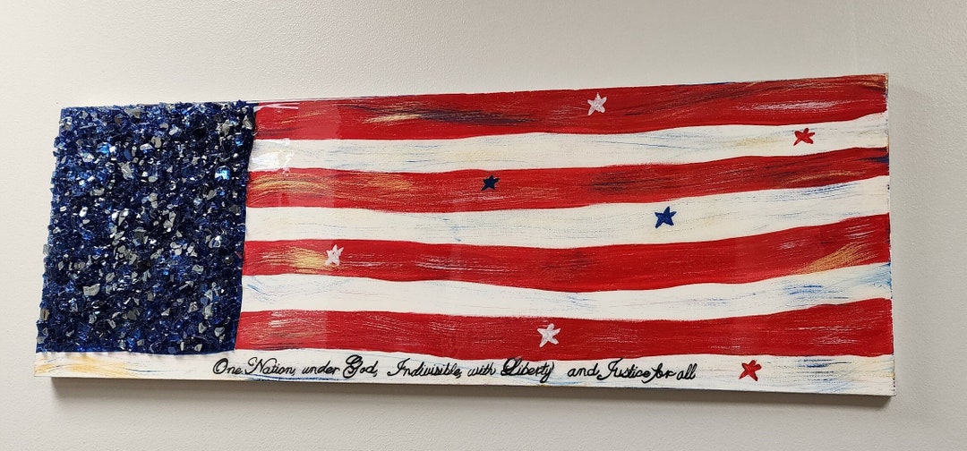 American Flag - One Nation, Under God, Indivisible, With Liberty and ...