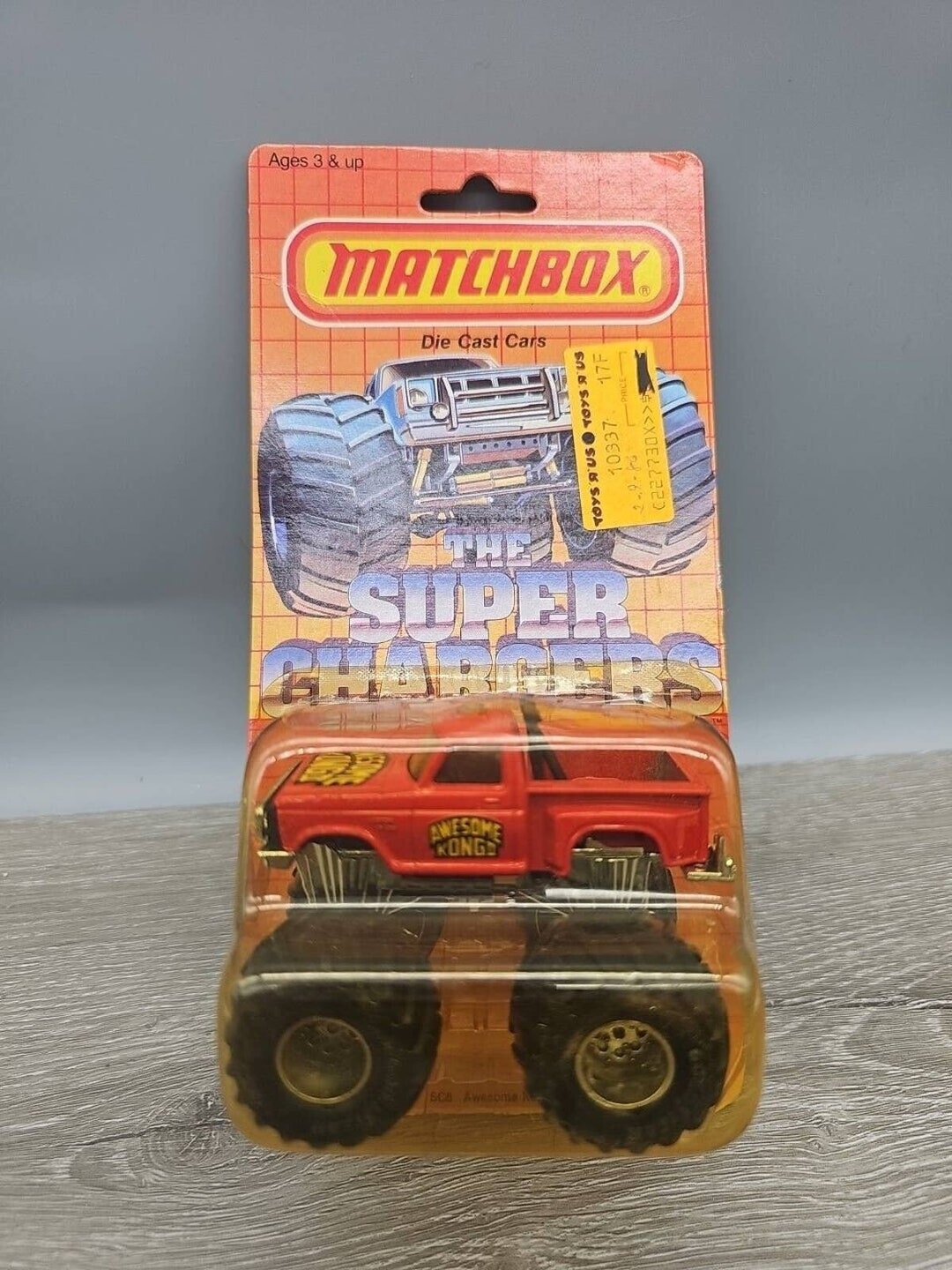 Matchbox Awesome Kong II SC 6 Sealed 1985 Monster Truck Super Chargers ...