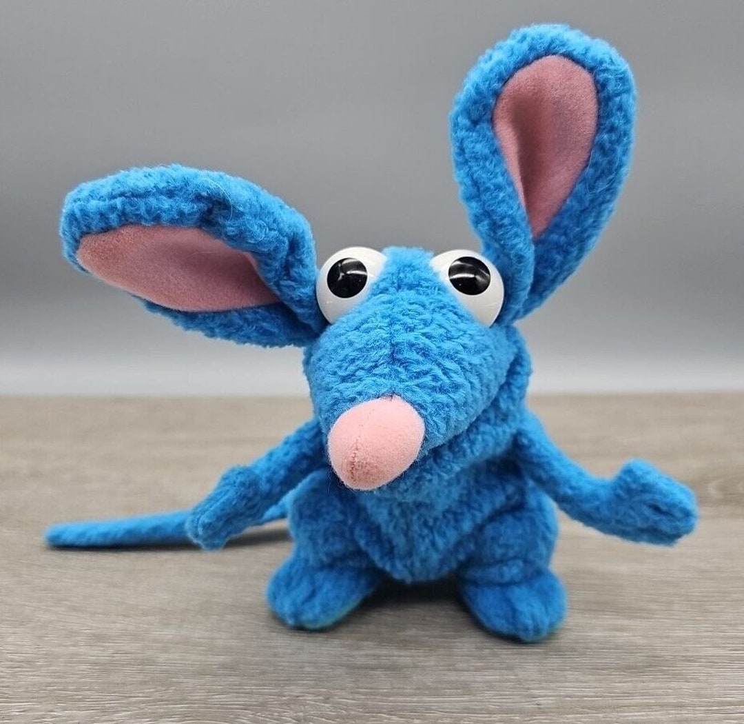 Bear in the Big Blue House Tutter Mouse Plush Star Bean MATTEL RARE Jim ...