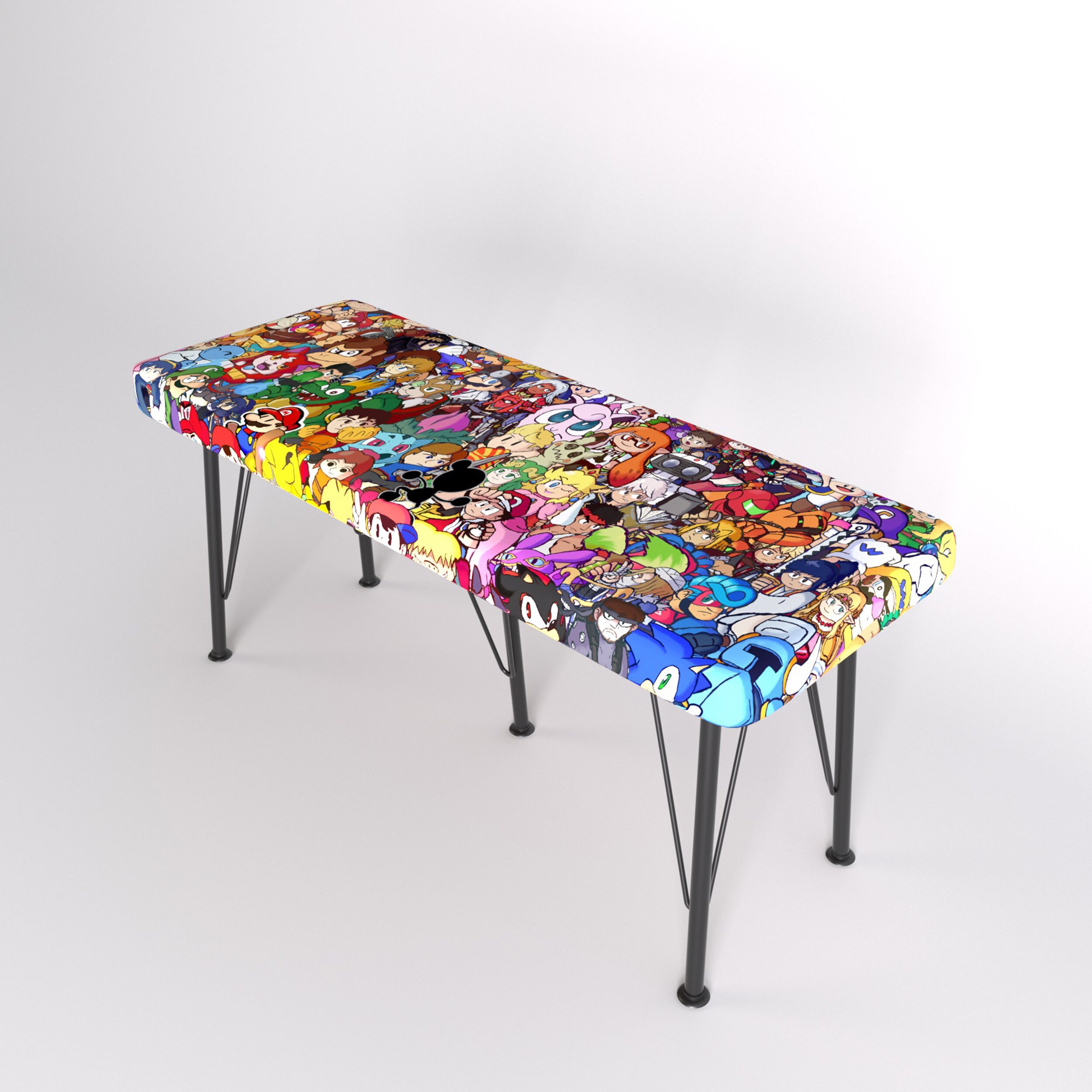 Mixed Cartoon Bench, Street Fashion, Cartoon Bench, Karma Bench, Kids ...