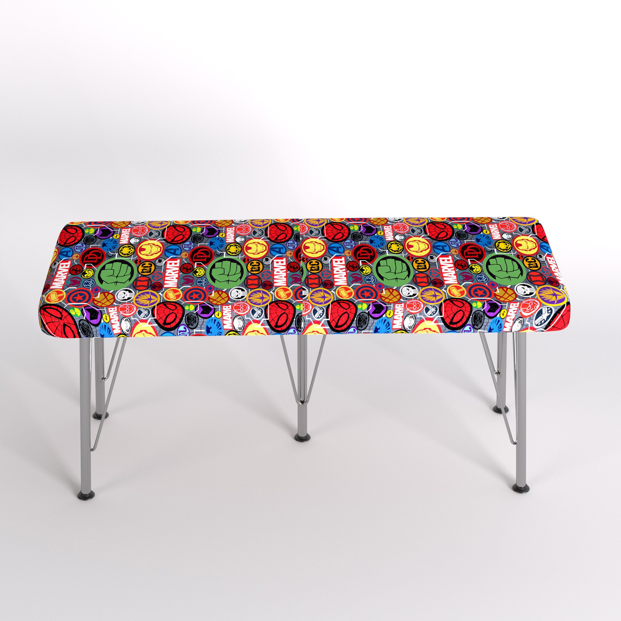 Spiderman, Hulk, Captain America, Thor, 3D Printed Bench, Metal or ...