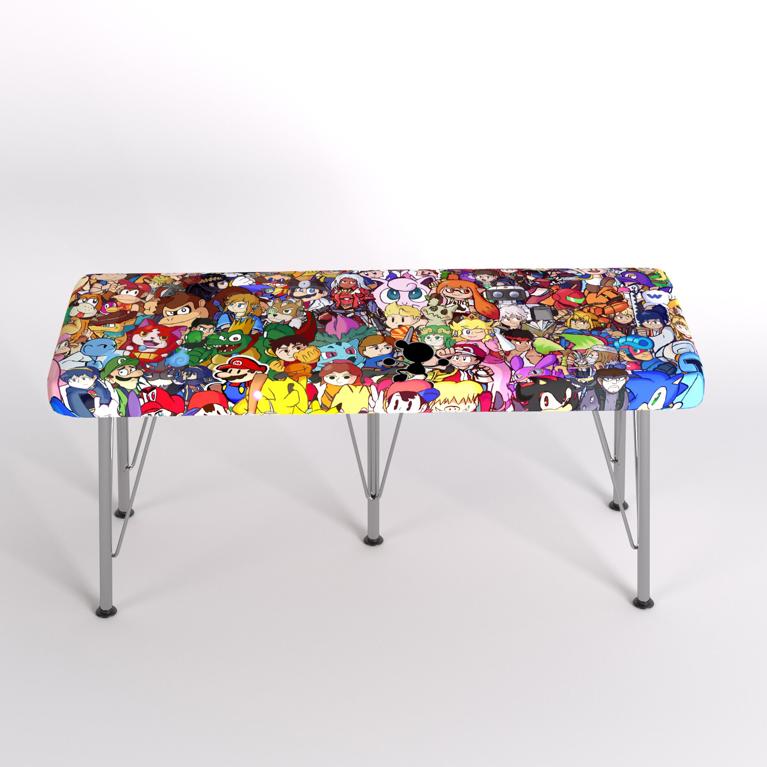 Mixed Cartoon Bench, Street Fashion, Cartoon Bench, Karma Bench, Kids ...
