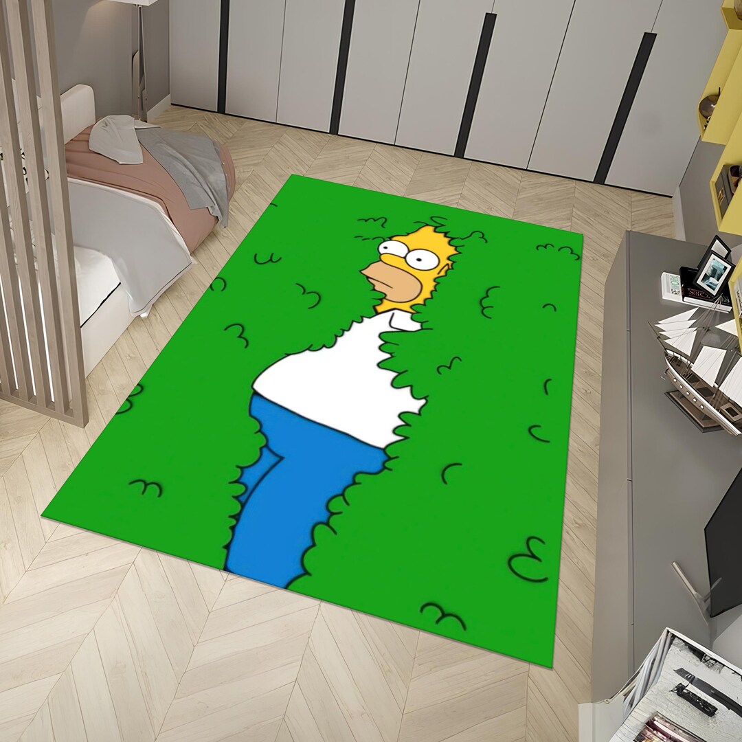 The Simpsons,simpsons Rug,green Rug,unique Rug Rug,fantastic Rug,legend ...