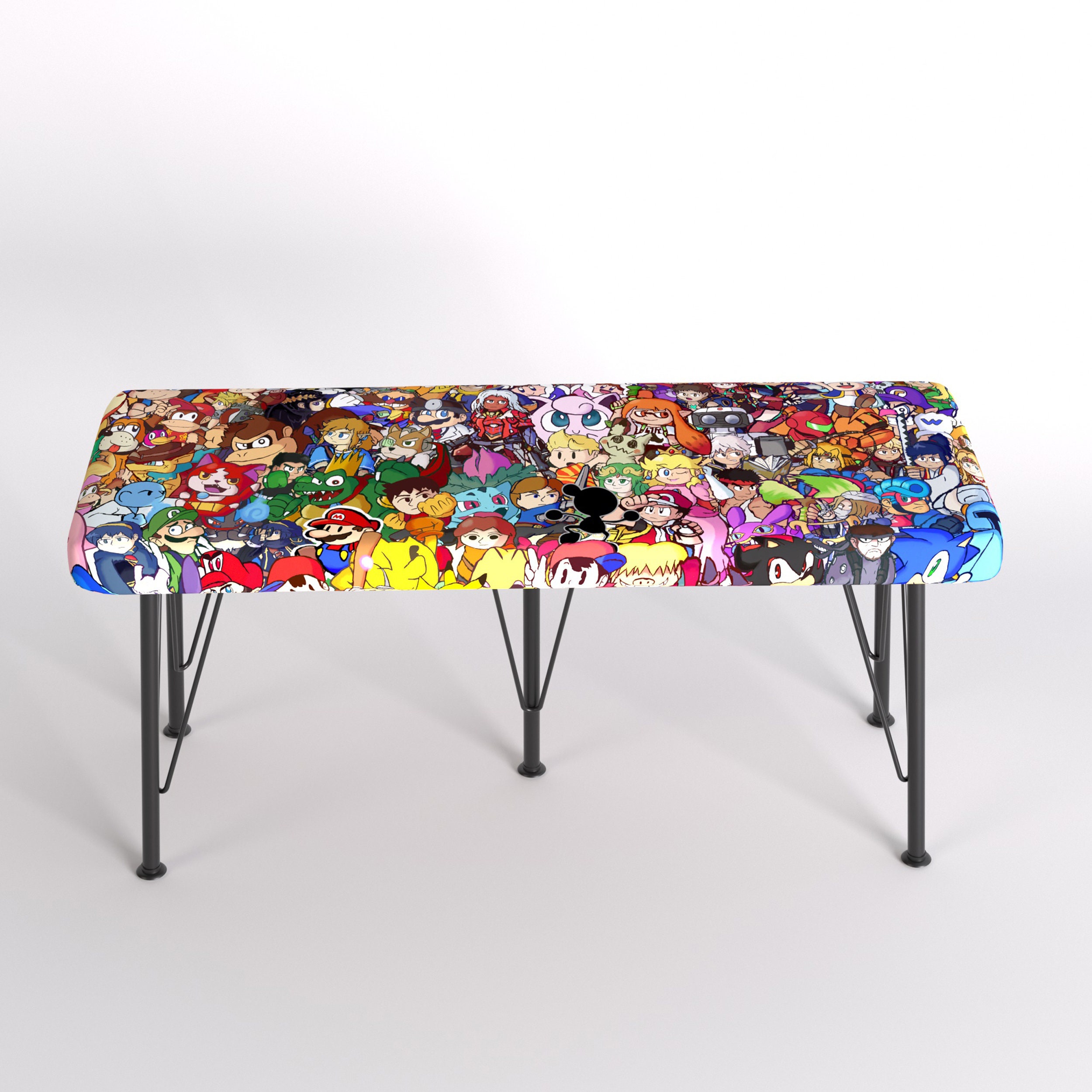 Mixed Cartoon Bench, Street Fashion, Cartoon Bench, Karma Bench, Kids ...