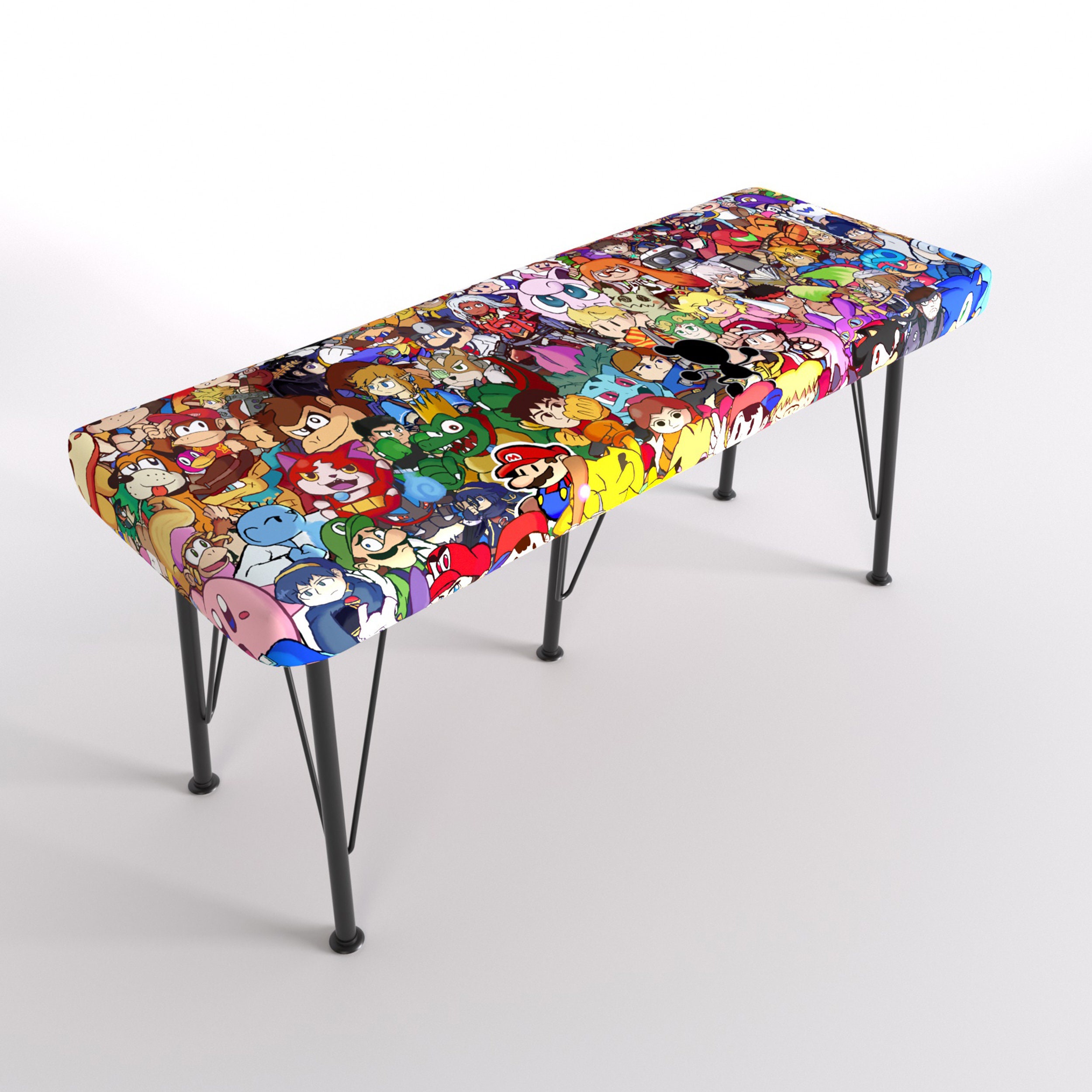 Mixed Cartoon Bench, Street Fashion, Cartoon Bench, Karma Bench, Kids ...