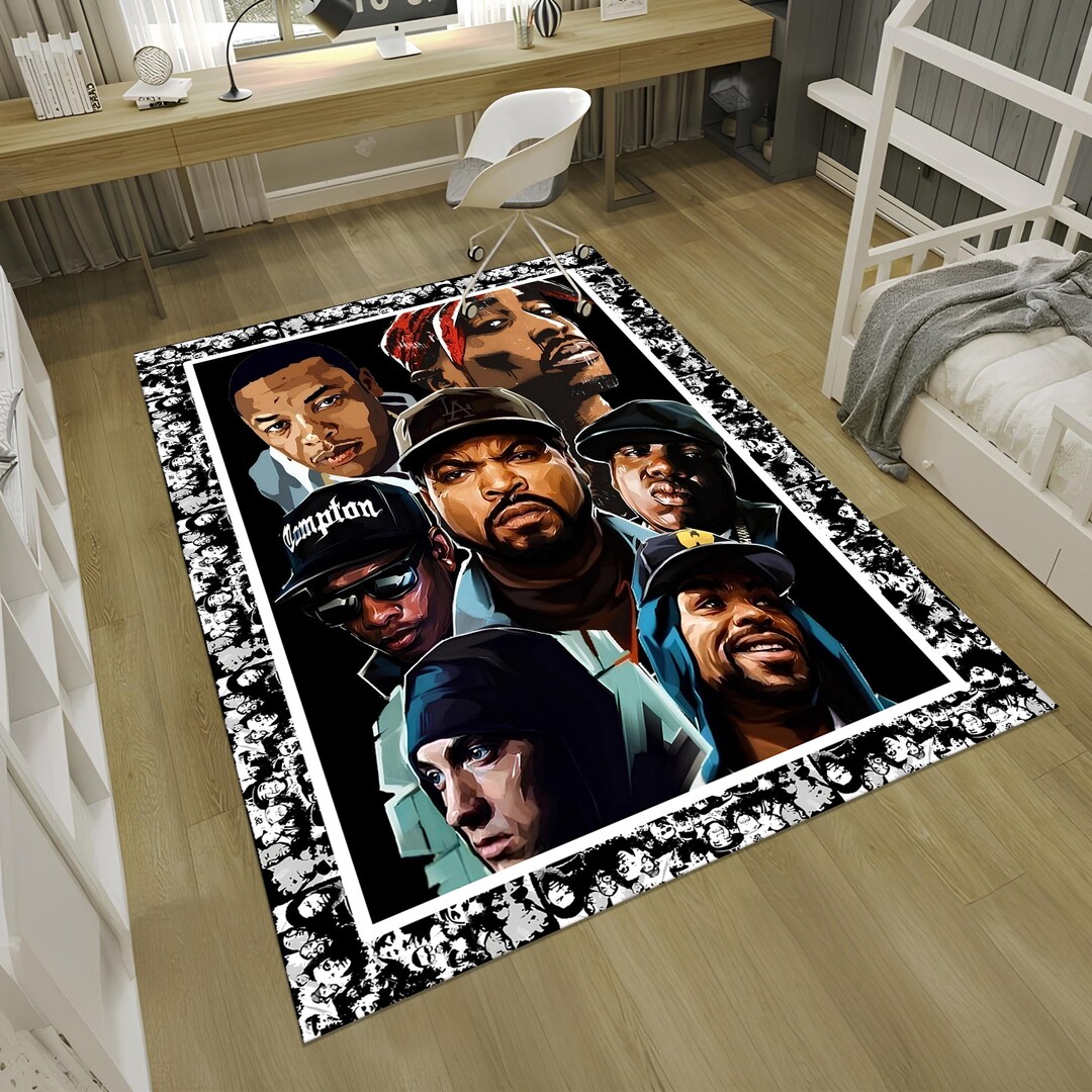 Hiphop Rug,legends Rug,rappers Rug,music Rug,music Decor,music Room Rug ...
