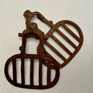 Pair of Antique Cast Iron Carriage Steps, Rustic, Industrial Decor - Etsy