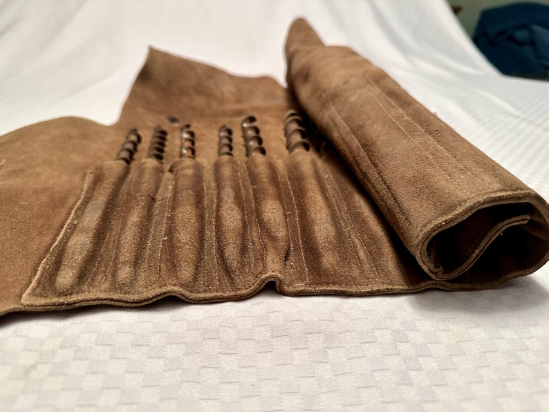 Complete Set of 14 Auger Bits, Leather Case, Classic Vintage Drill Bit ...