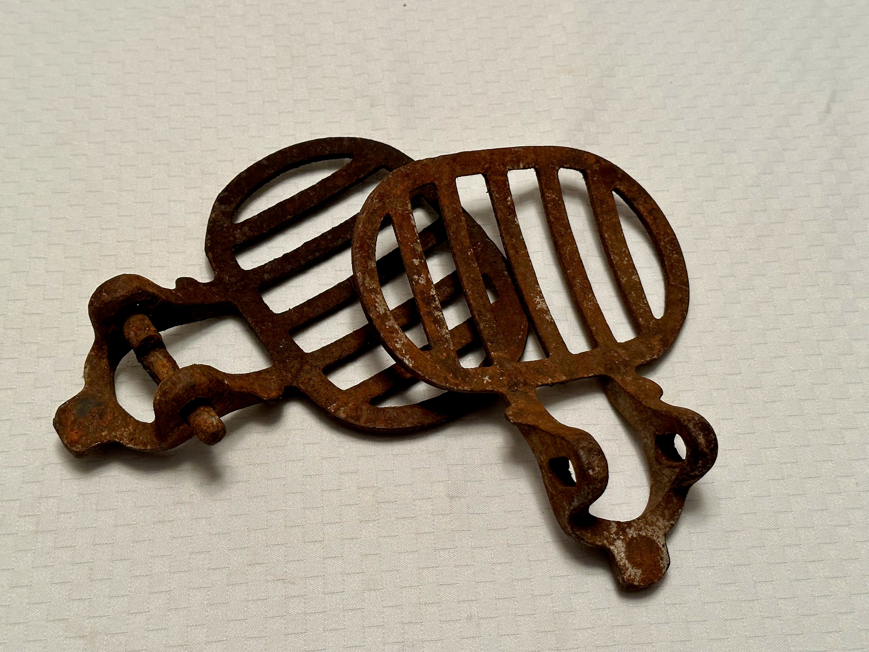 Pair of Antique Cast Iron Carriage Steps Rustic Industrial - Etsy