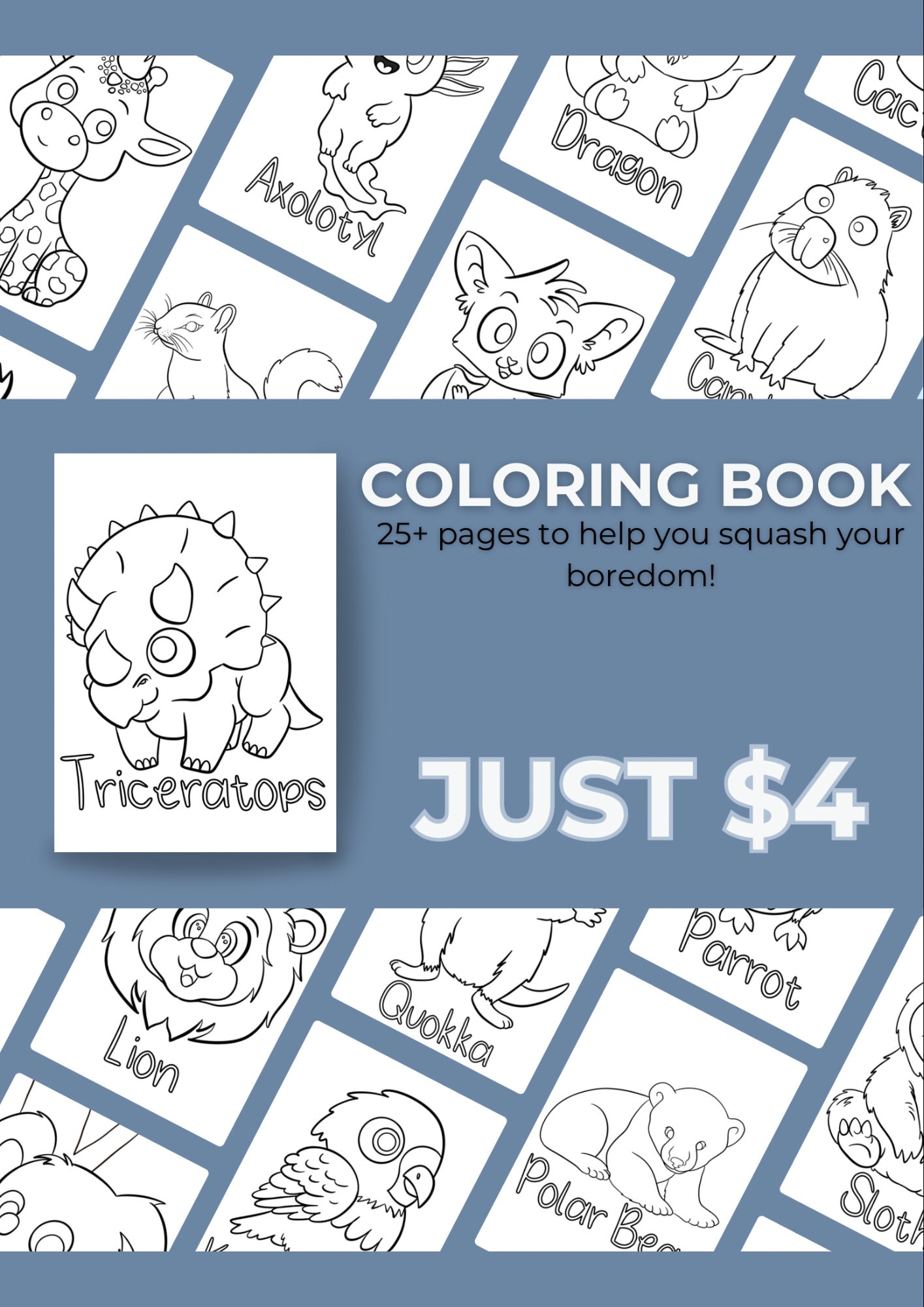 Coloring Book - Etsy