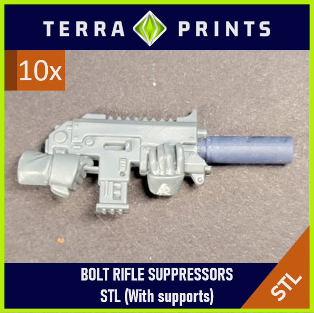 BOLTER RIFLE Suppressor STL Compatible With Sm Marines - Etsy BOLTER RIFLE Suppressor STL Compatible With Sm Marines - Etsy