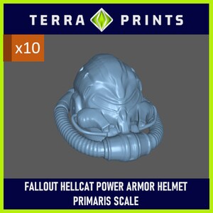 HELLCAT Power Armor Helmet FALLOUT 10x Total Bits - Etsy