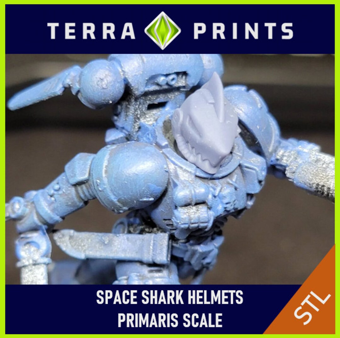 SPACE SHARK STL File Compatible With Sm Marines - Etsy