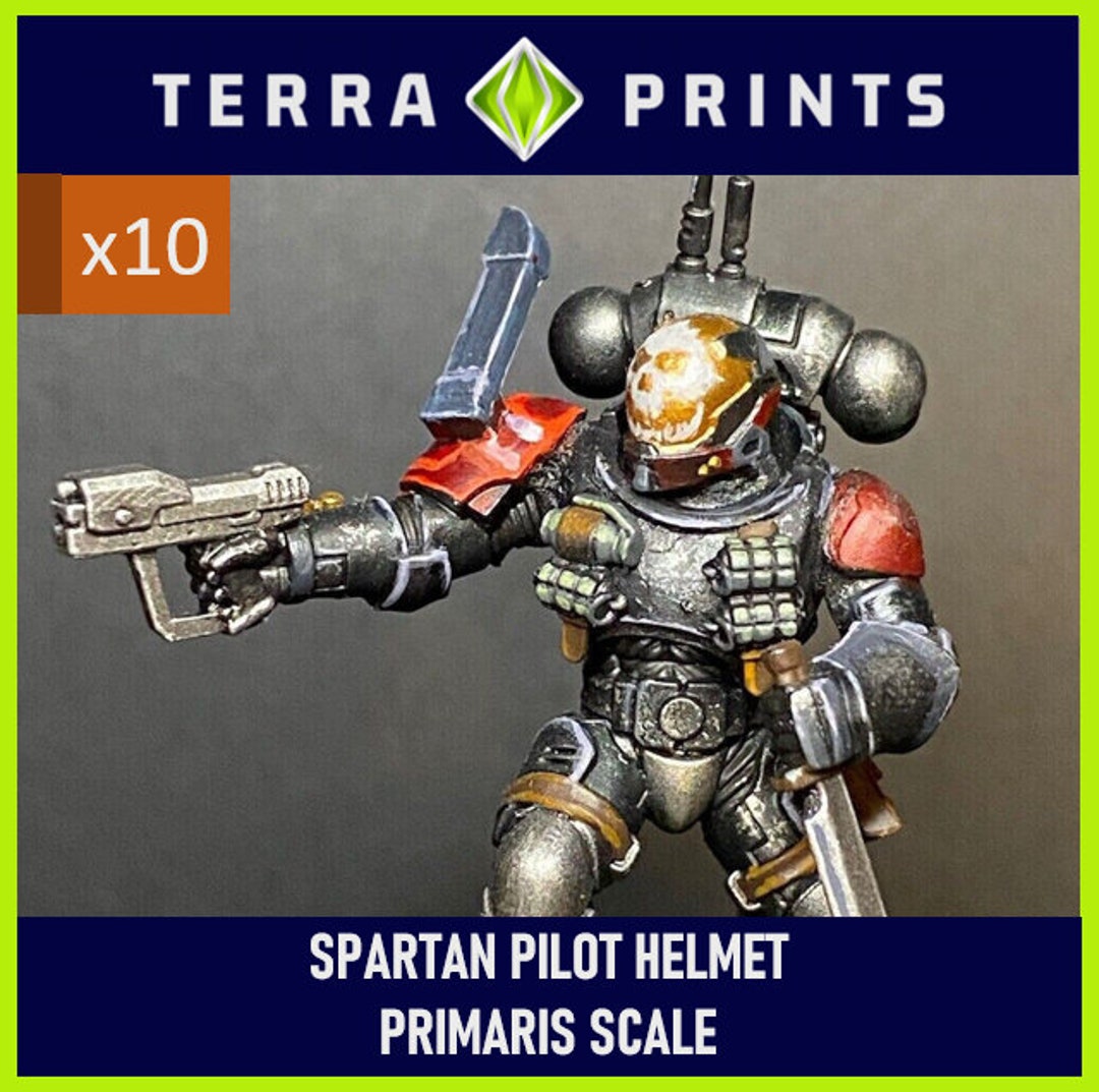 PILOT SPARTAN HELMET Master Chief Halo 10x Total Bits Compatible With ...
