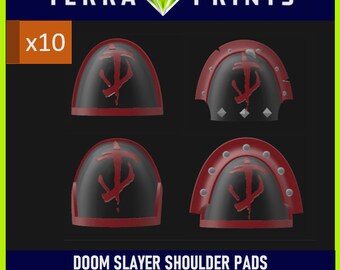 Space Marine Shoulder Pads for Grimdark Sci Fi and Fantasy - Etsy