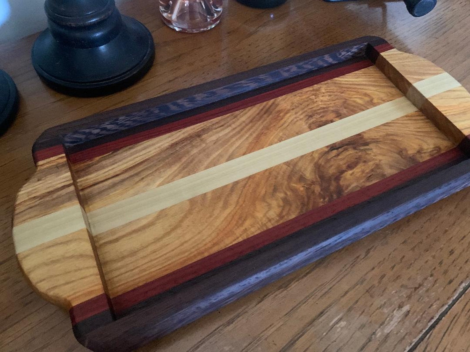 Exotic Wood Handmade Serving Tray - Etsy