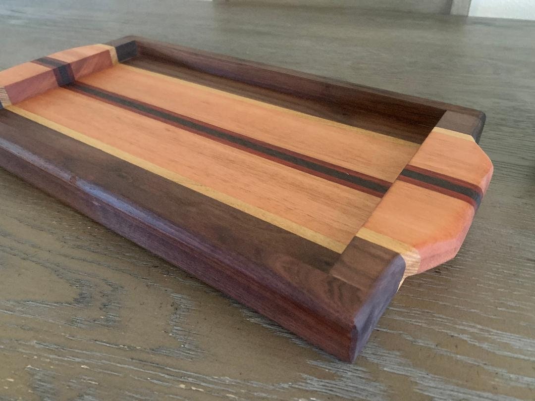 Exotic Wood Serving Tray - Etsy