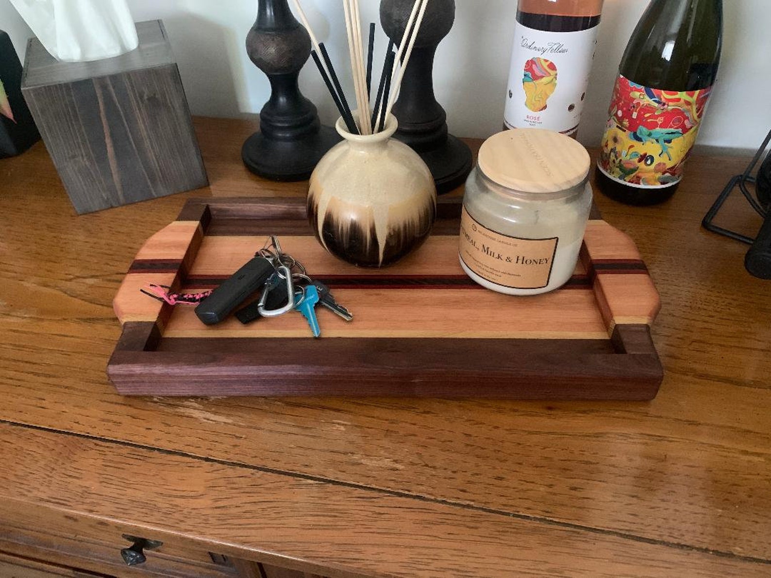 Exotic Wood Serving Tray - Etsy