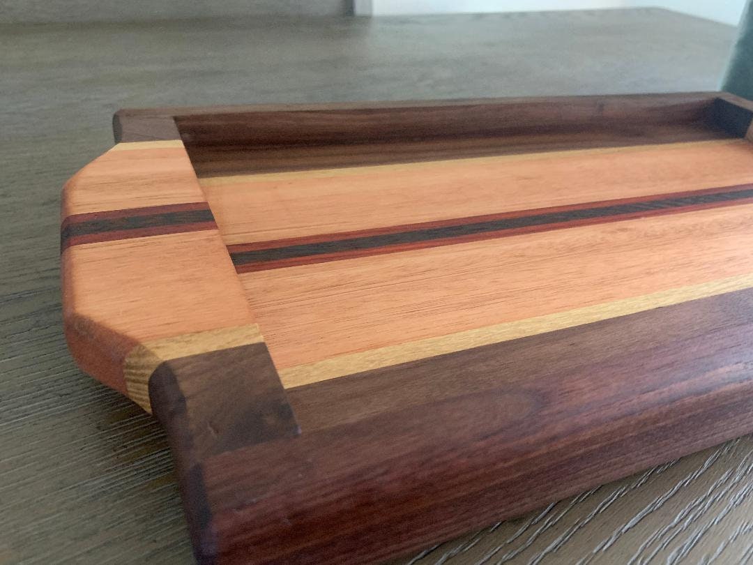 Exotic Wood Serving Tray - Etsy