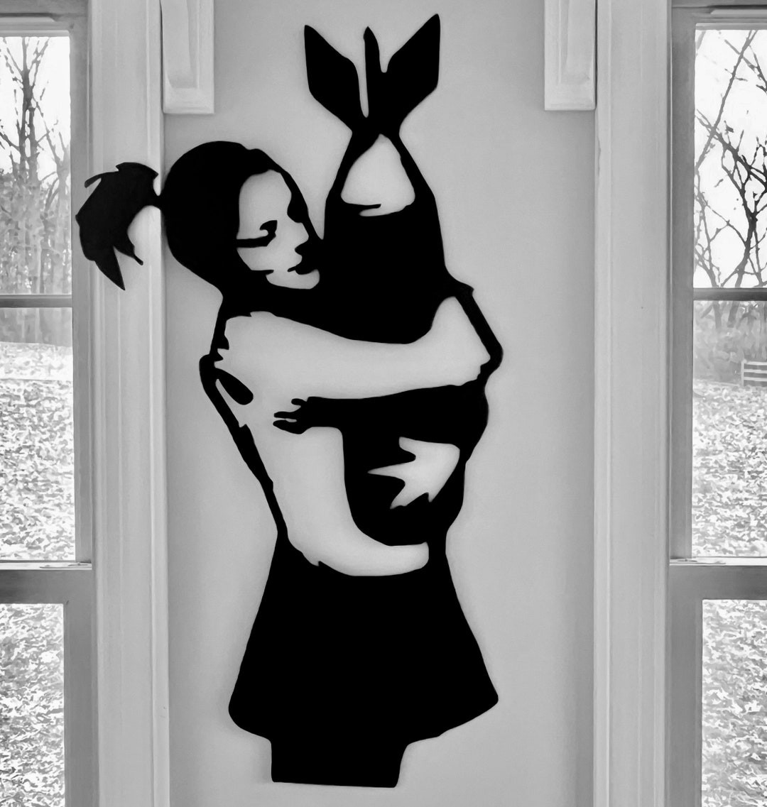 Bomb Love by Banksy, Bomb Hugger, Banksy, Banksy Bomb Love Street ...