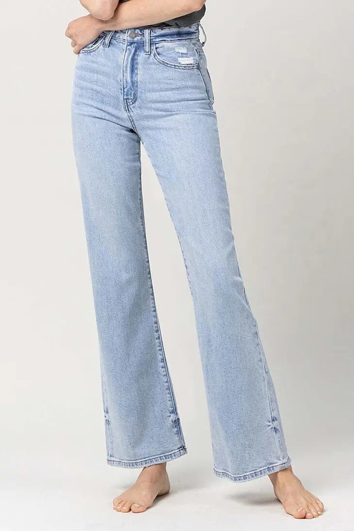 Candace 90's Vintage Flare Jeans High Waisted Wide Leg - Etsy