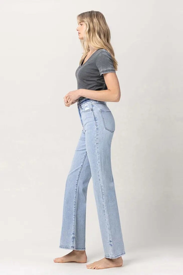 Candace 90's Vintage Flare Jeans High Waisted Wide Leg - Etsy
