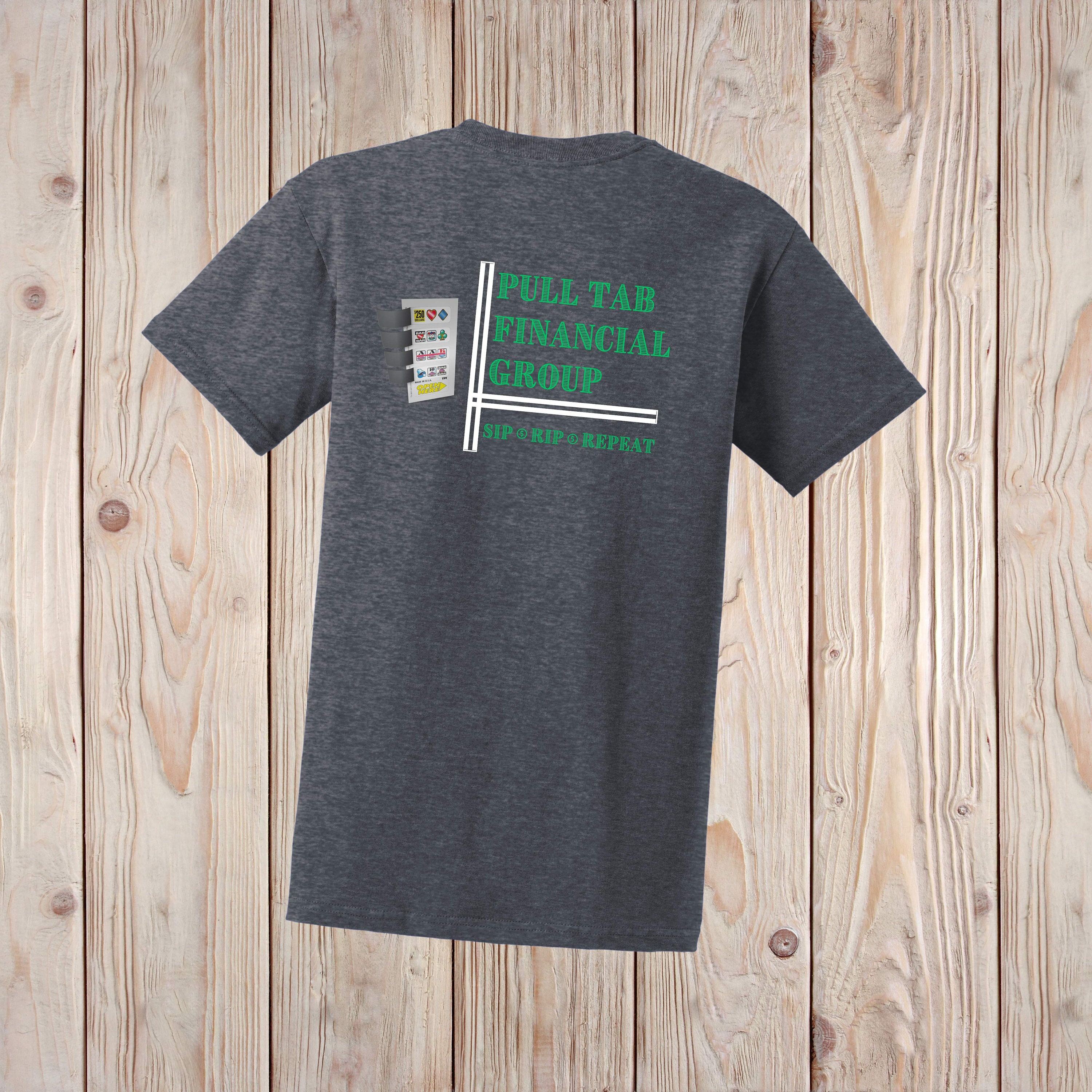 Pull Tab Financial Group Shirt, Funny Bar Shirt, Lottery Shirt, Bar ...