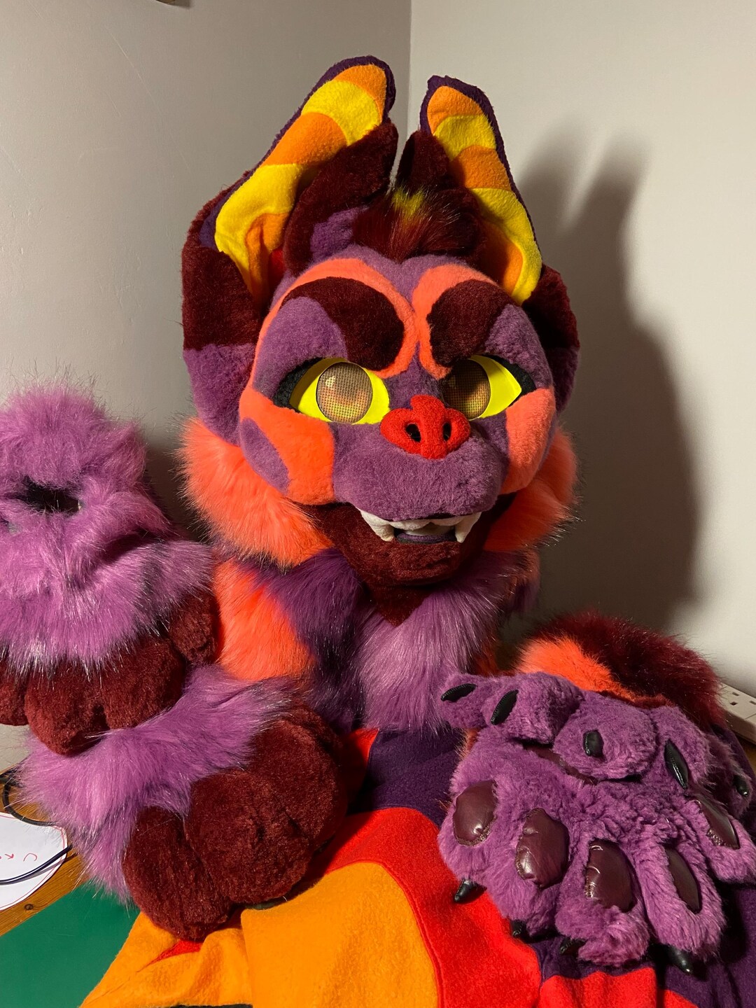 Enzo the Bat Fursuit Partial With Feet Paws - Etsy