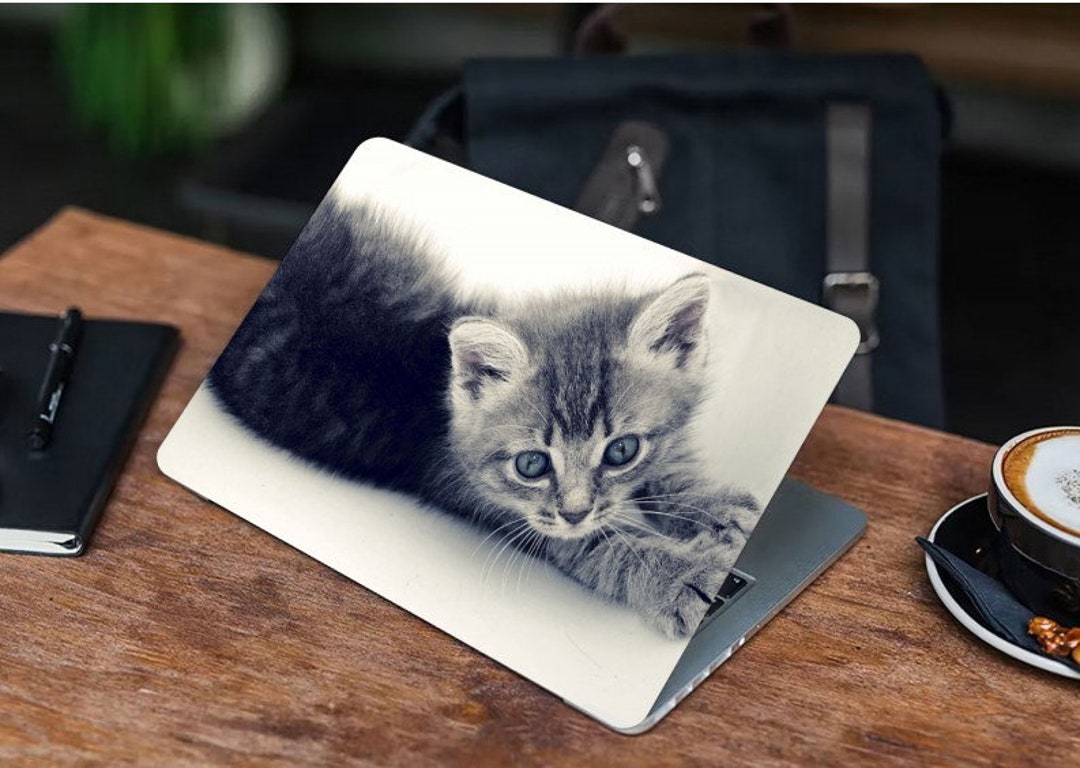 Kitty Laptop Cover Skin Decals for Macbook, HP, Dell, Samsung, LG ...