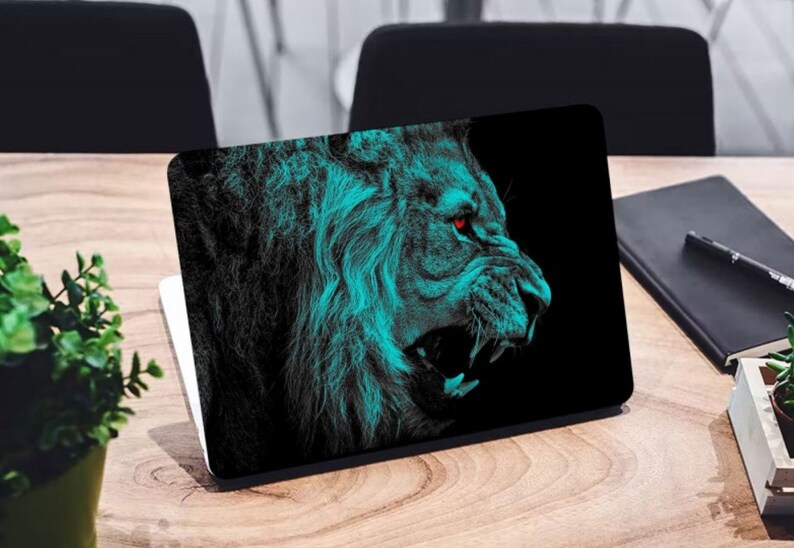 Lion Lenovo Laptop Decals Painting for Mac, Asus, Acer, Dell, HP ...