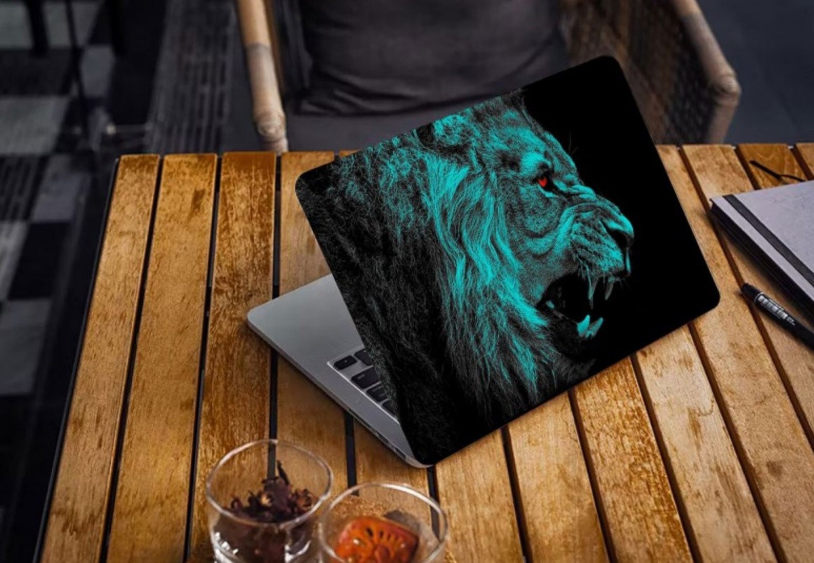 Lion Lenovo Laptop Decals Painting for Mac, Asus, Acer, Dell, HP ...
