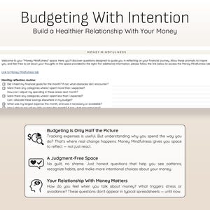 Annual Budget Template With Money Flow Diagram (google Sheets) - Etsy