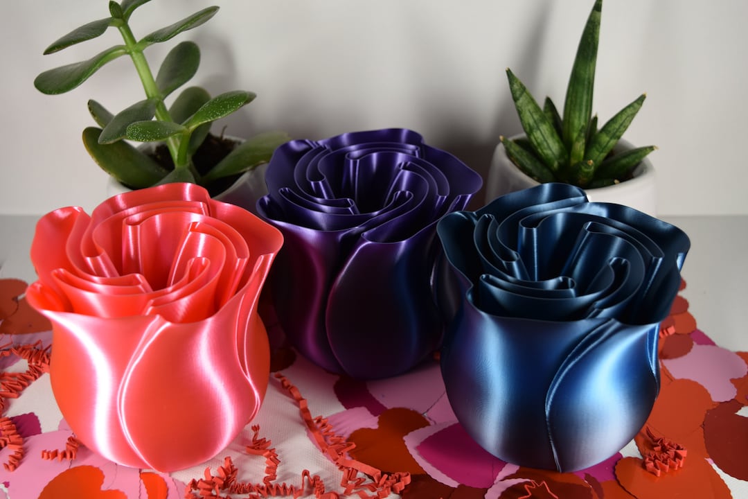 3d-printed Forever Rose – Unique Valentine's Day Gift - Etsy