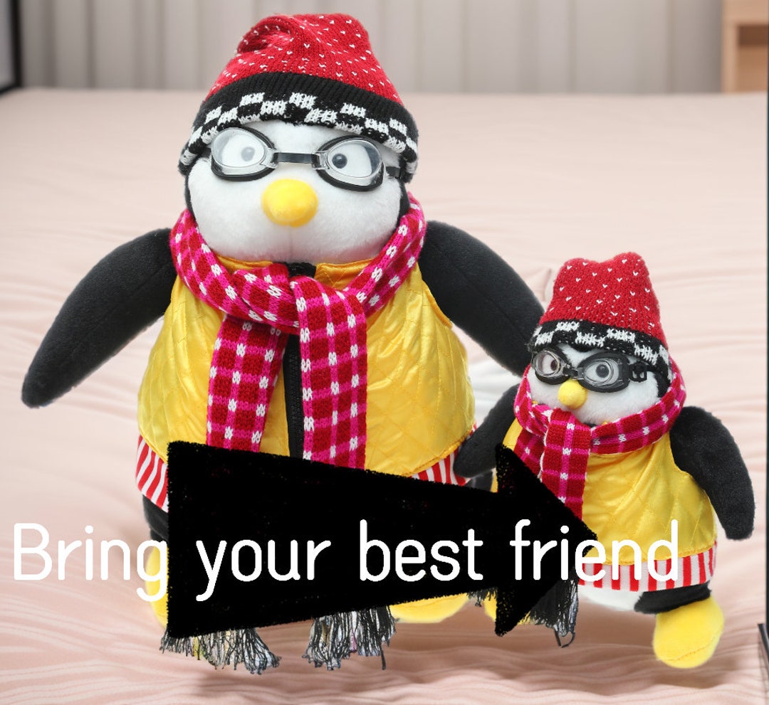 Friends TV Series Joey's Hugsy Plush Toy Penguin Stuffed Doll Perfect ...