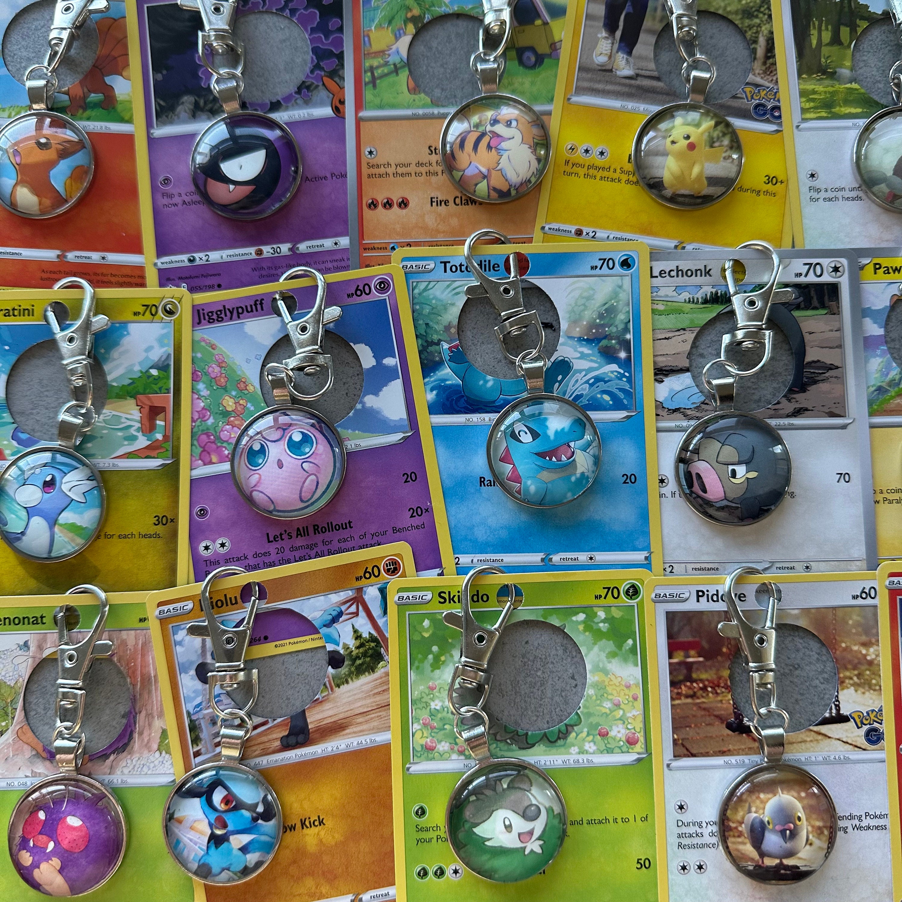 Bulbasaur Pokemon Card Keychain - Etsy