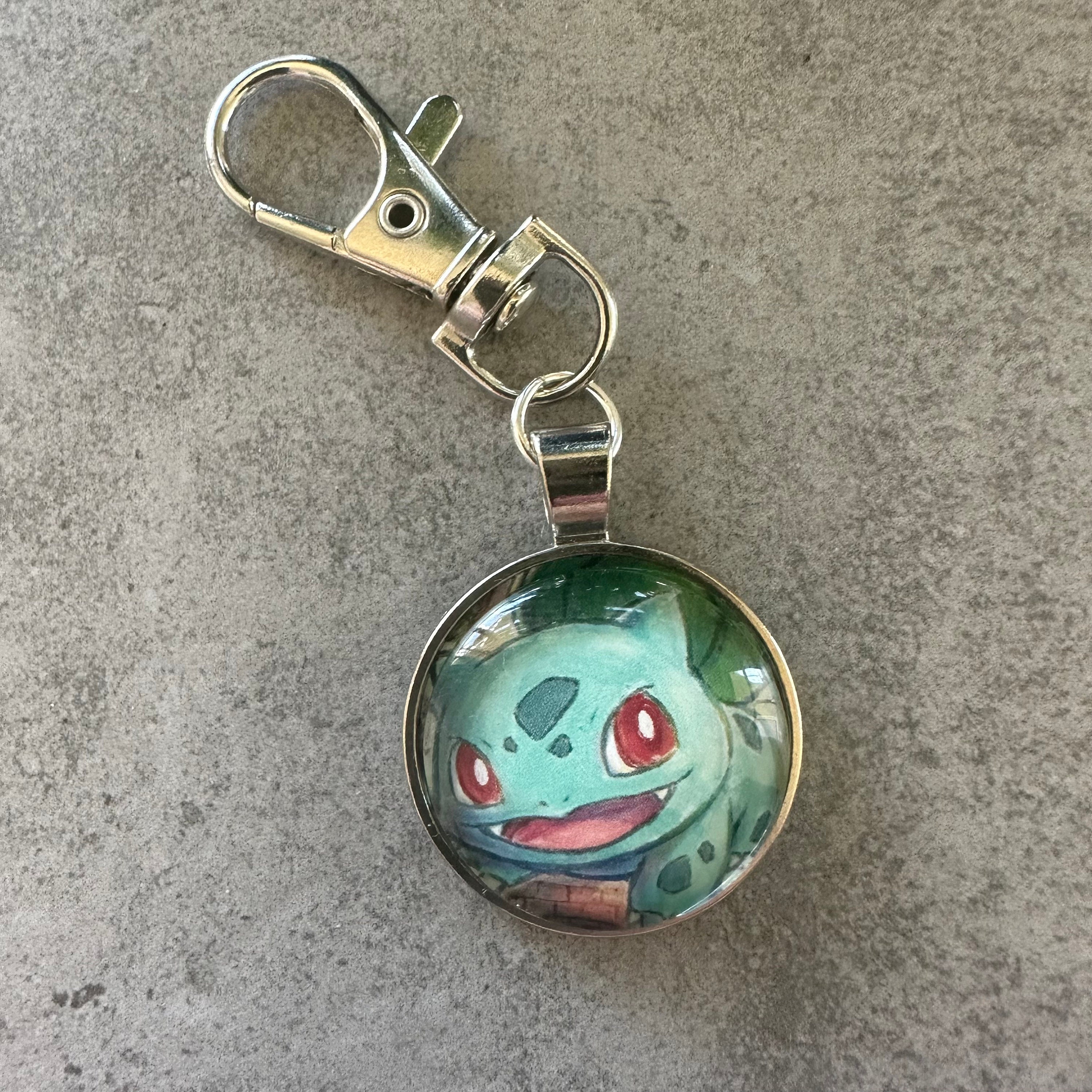 Bulbasaur Pokemon Card Keychain - Etsy