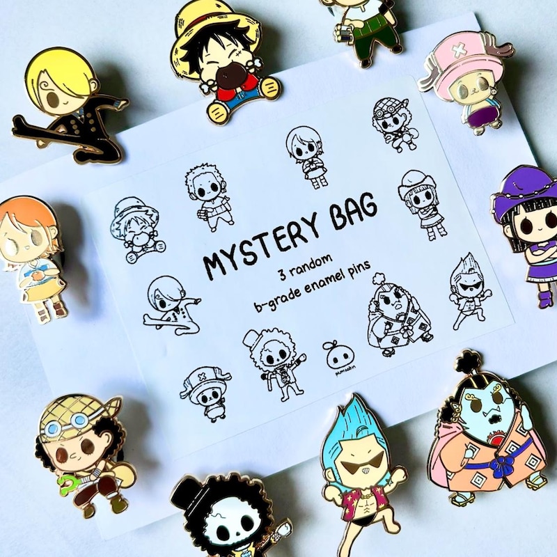 Anime Enameled Pins - Etsy