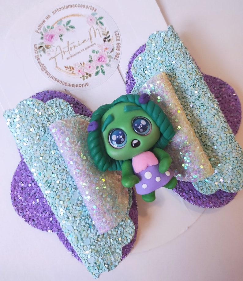 Bow Movie Inside Out 2 Envy Intensely Hair Accessories Feelings Disney ...