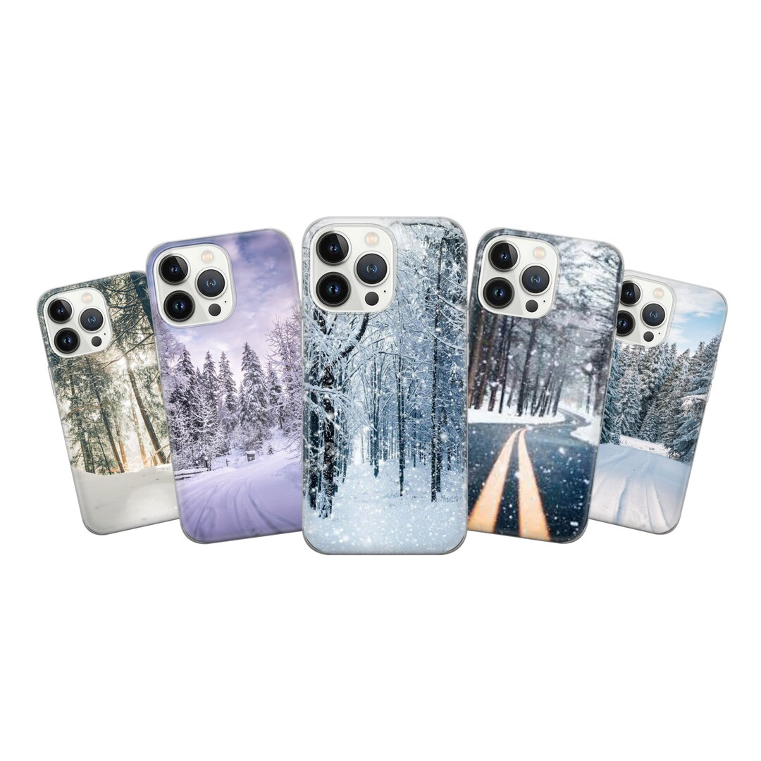 Winter Landscape Phone Case Painting Cover Fit for iPhone 15 Pro Max ...