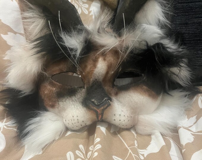 Calico Cat Mask - Etsy