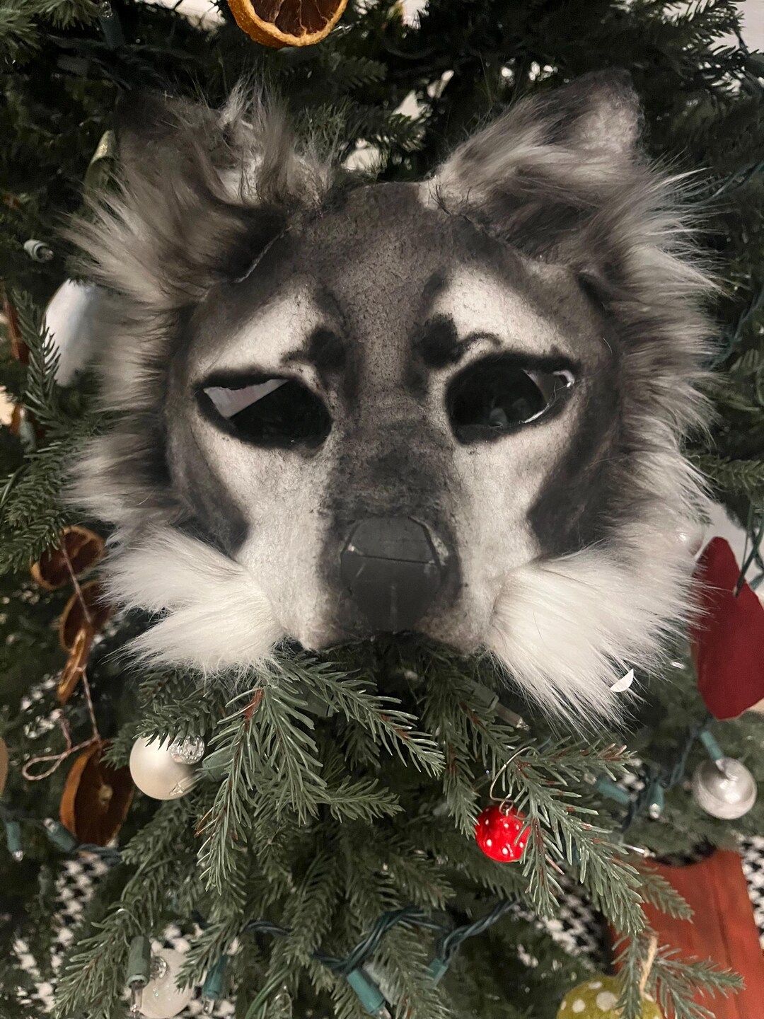 Grey Wolf Mask - Etsy