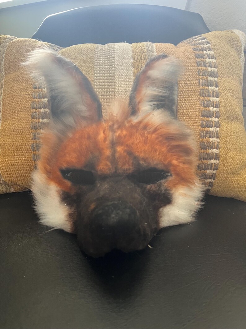 A Fully Furred Handmade Maned Wolf Mask - Etsy UK