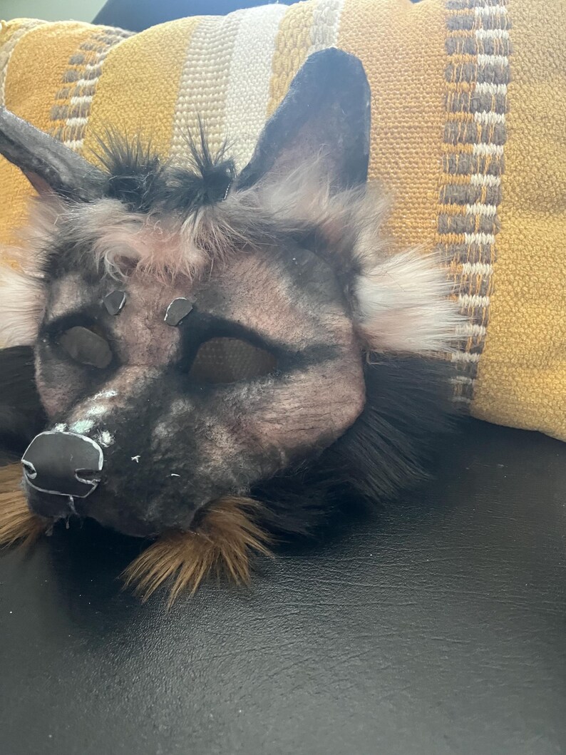 German Sherpard Mask With Bendable Ears - Etsy