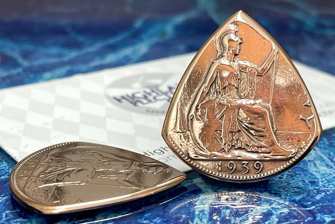 One 1939 George VI One Penny Coin Pick/plectrum. - Etsy