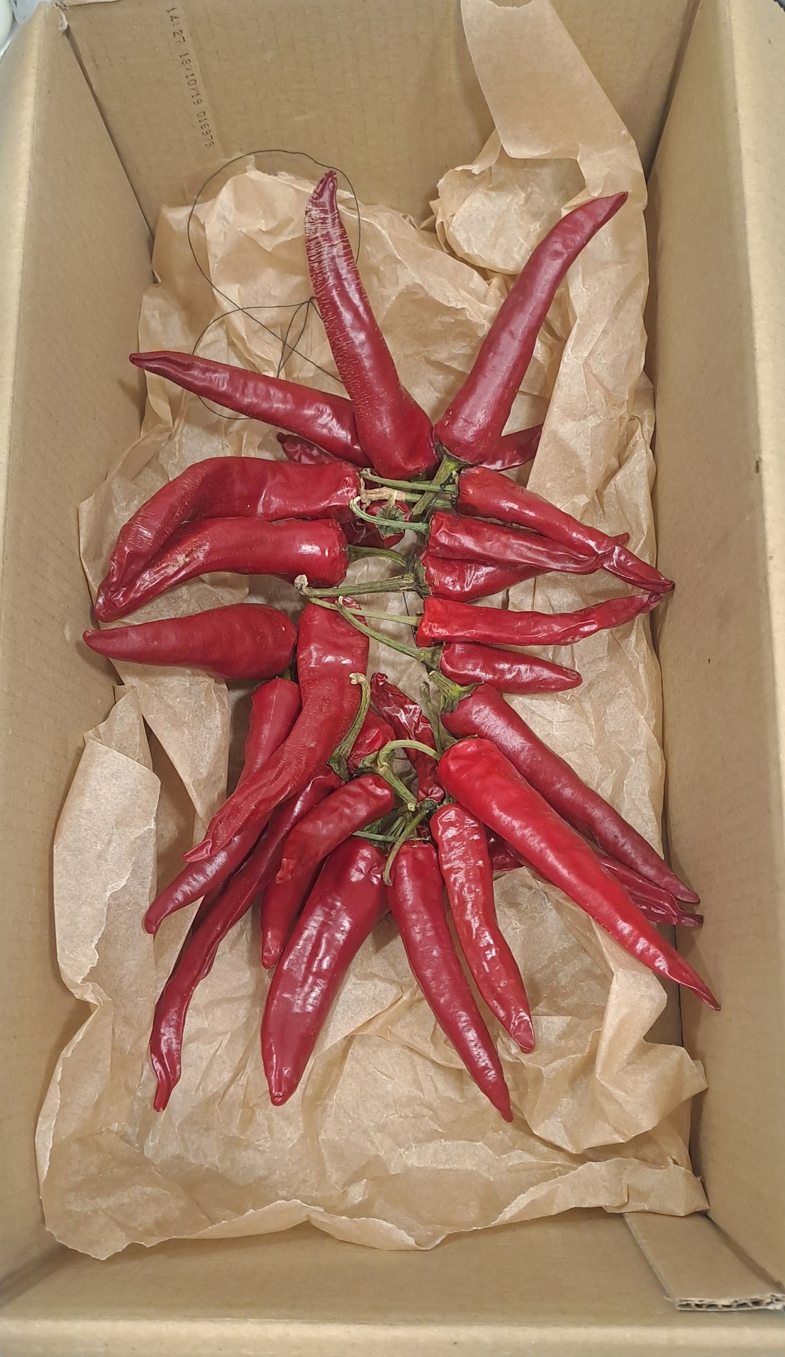 Natural Dried Red Cayenne Peppers, Lithuanian Grown, Hot Cooking Spice ...